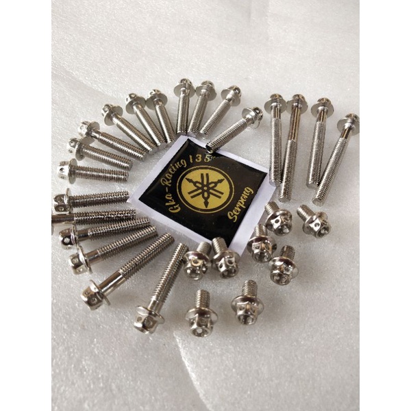 Jual baut probolt ninja 150 r rr ss satu set | Shopee Indonesia