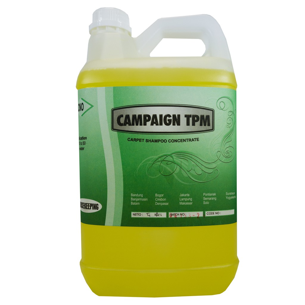Jual CAMPAIGN TPM Pembersih Karpet (Carpet Shampoo Concentrate) - 5L ...
