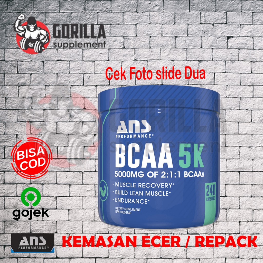 Jual ANS BCAA 5k 1 kapsul satu capsule | Shopee Indonesia