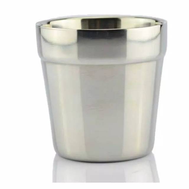 Jual Gelas Stainless Steel 180ML | Shopee Indonesia