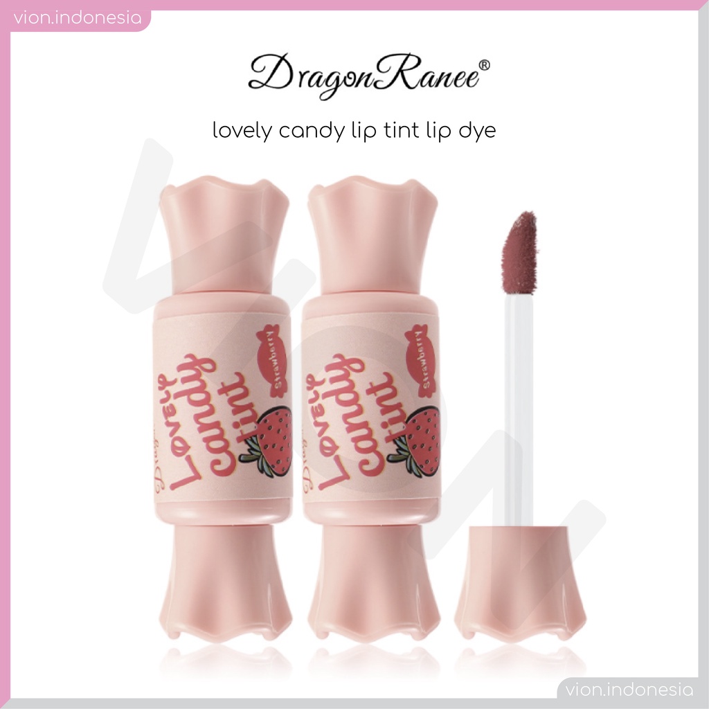Jual DRAGON RANEE Lovely Candy Lip Tint Strawberry Lip Glaze Lip Dye ...