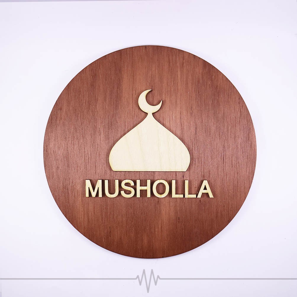 Jual Sign Board | Musholla | Papan Sign Kayu | Shopee Indonesia