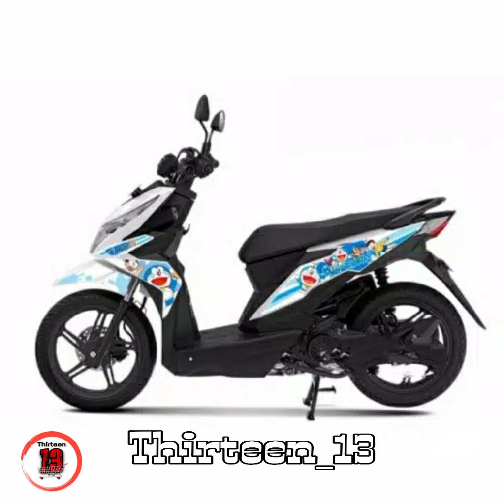 Jual Sticker striping Honda Beat street Variasi Doraemoon | Shopee ...