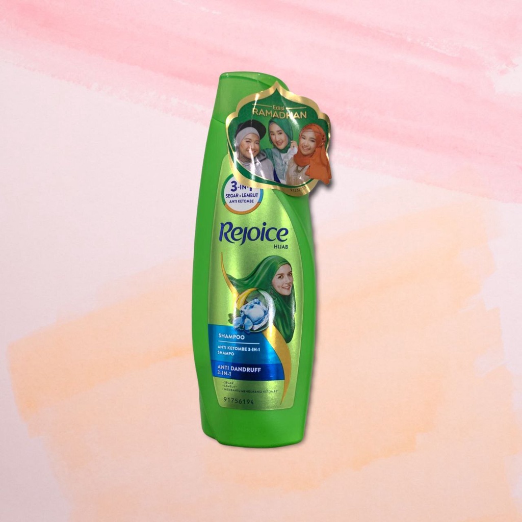 Jual REJOICE HIJAB SHAMPOO ANTI KETOMBE 3 IN 1 170 ml | Shopee Indonesia