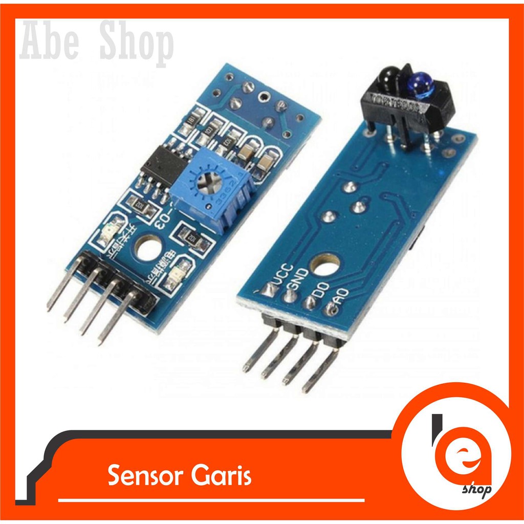 Jual Sensor Garis Line Track TCRT5000 halangan rintangan Line Follower ...