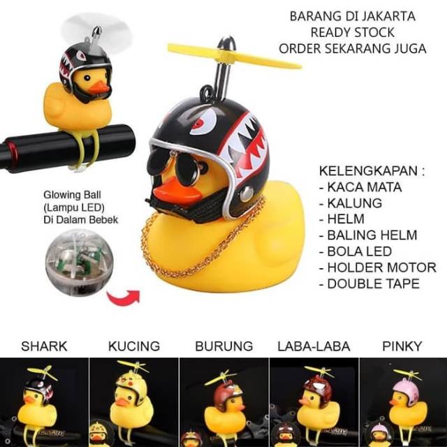 Jual BEBEK HELM BEBEK TIKTOK PAJANGAN MOBIL PAJANGAN MOTOR FULL SET ...