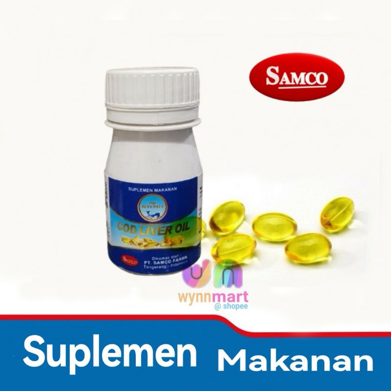 Jual COD Liver Oil @50 Capsules/Botol ( Ikan Paus ) | Shopee Indonesia