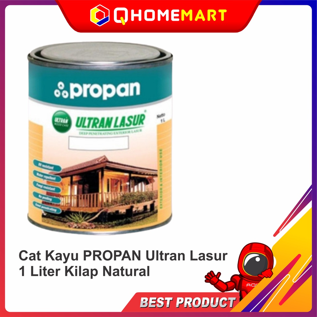 Jual Cat Kayu PROPAN Ultran Lasur 1 Liter Kilap Natural | Shopee Indonesia