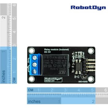 Jual High Quality Relay Module 1 Channel 5V for Arduino by Robotdyn ...