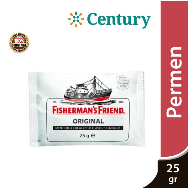 Jual FISHERMAN'S EXTRA STRONG PUTIH 25 / PERMEN PELEGA TENGGOROKAN ...