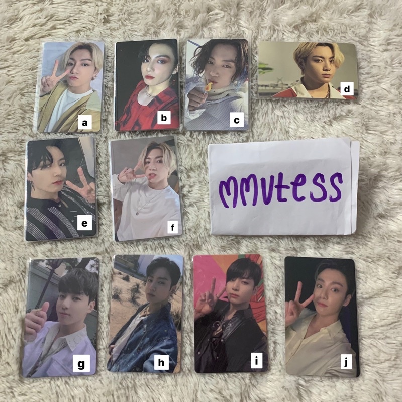 Jual PC PHOTOCARD JK JUNGKOOK OFFICIAL BTS DVD POB BUTTER MCB CLUE ...