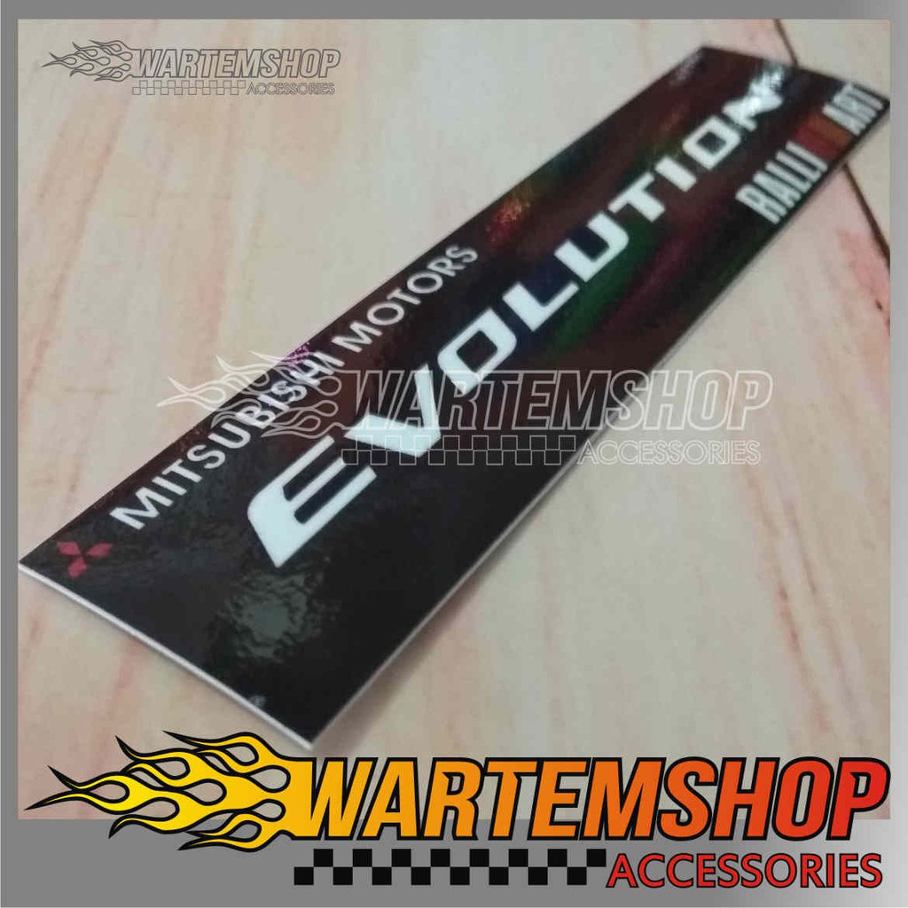 Jual STICKER KACA DEPAN MOBIL SUNSTRIPE EVOLUTION BLACK | Shopee Indonesia