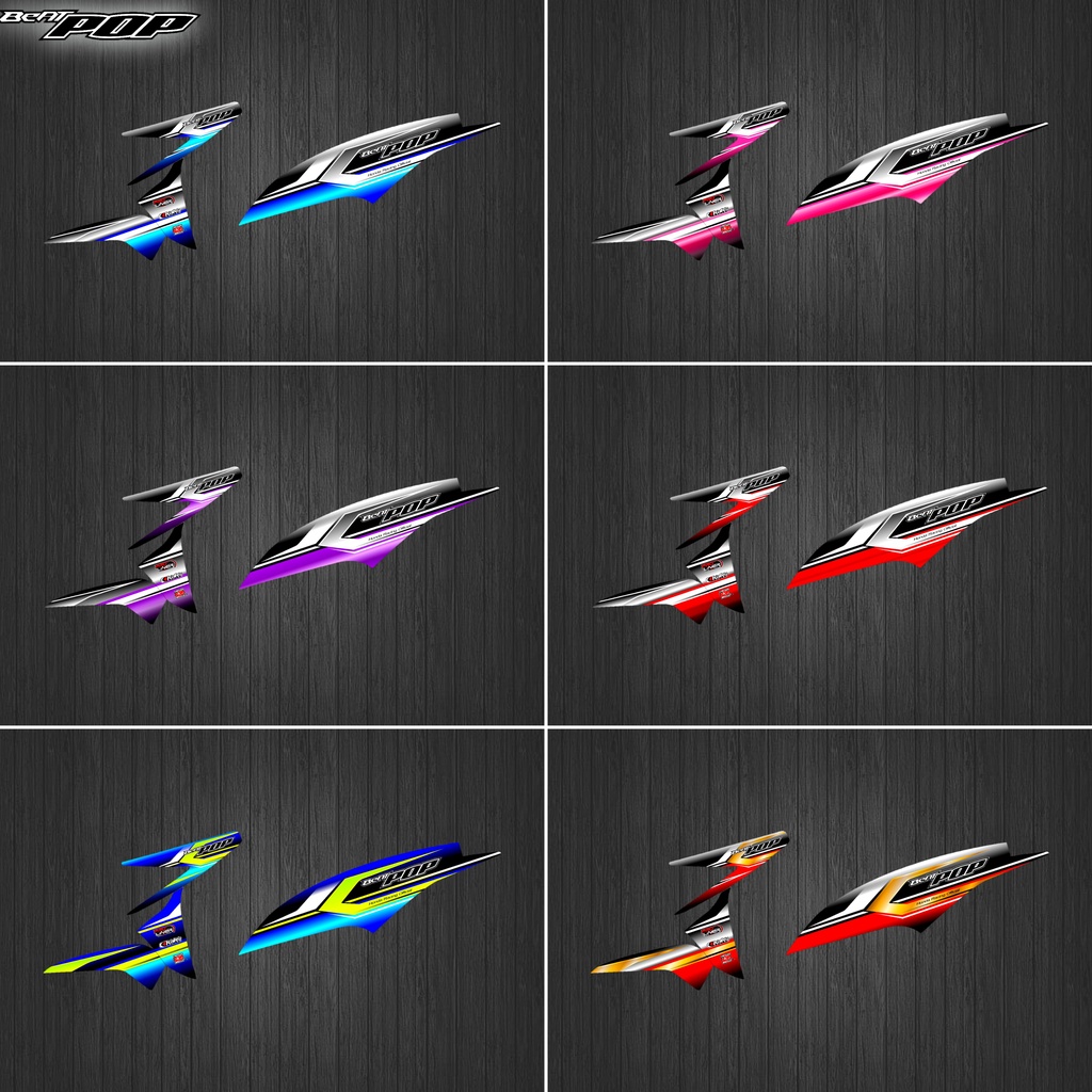 Jual List Stiker Striping Variasi Honda Beat Pop /Stiker Variasi Beats ...