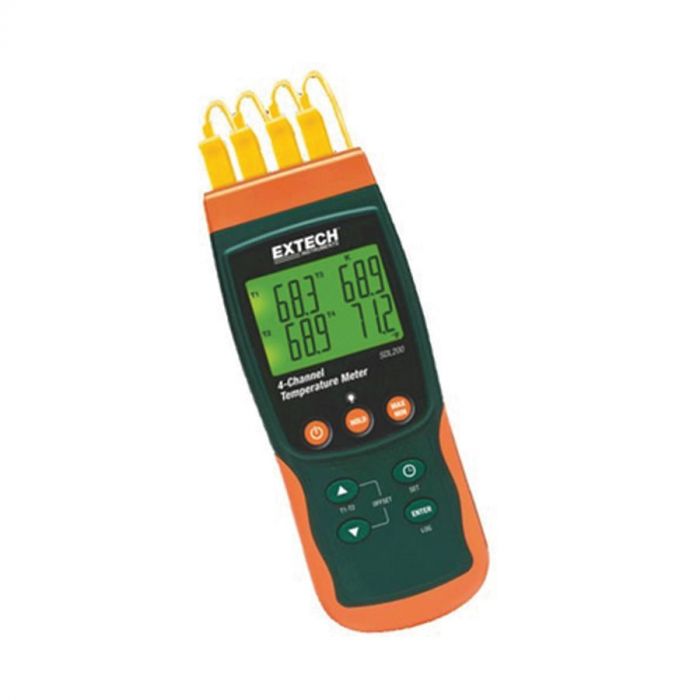 Jual EXTECH THERMOMETER SD LOGGER 4-CHANNEL SDL200 EX0000175 | Shopee ...