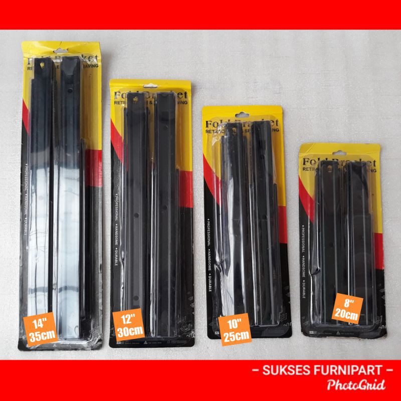 Jual Engsel Rak Lipat Fold Bracket dengan varian ukuran 8"10"12"14 ...