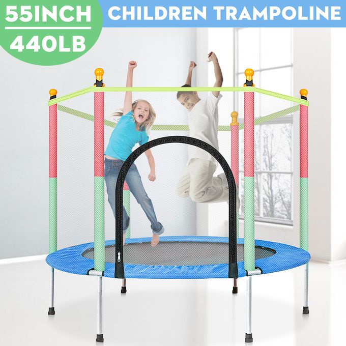 Jual HJA Trampoline Anak Olahraga Lompat Mainan Viral Jump Trampolin Indoor Outdoor Diameter ...