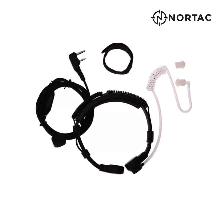 Jual NORTAC Throat Mic PTT HT Microphone Earphone Jack Kenwood For ...
