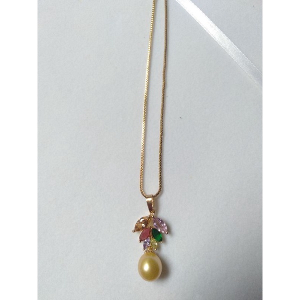 Jual Kalung Asli Mutiara Lombok/kalung permata mutiara air tawar super ...