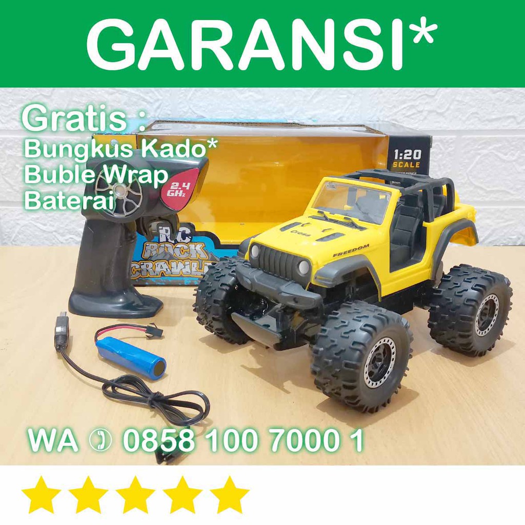 Jual SoToy RC Jeep Wrangler Rubicon Remot Truck OFFROAD CRAWLER Climber ...