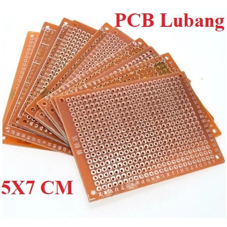 Jual PCB Bolong lobang Lubang dot Matrix IC 5x7 cm 5x7cm 5*7 Fiber ...