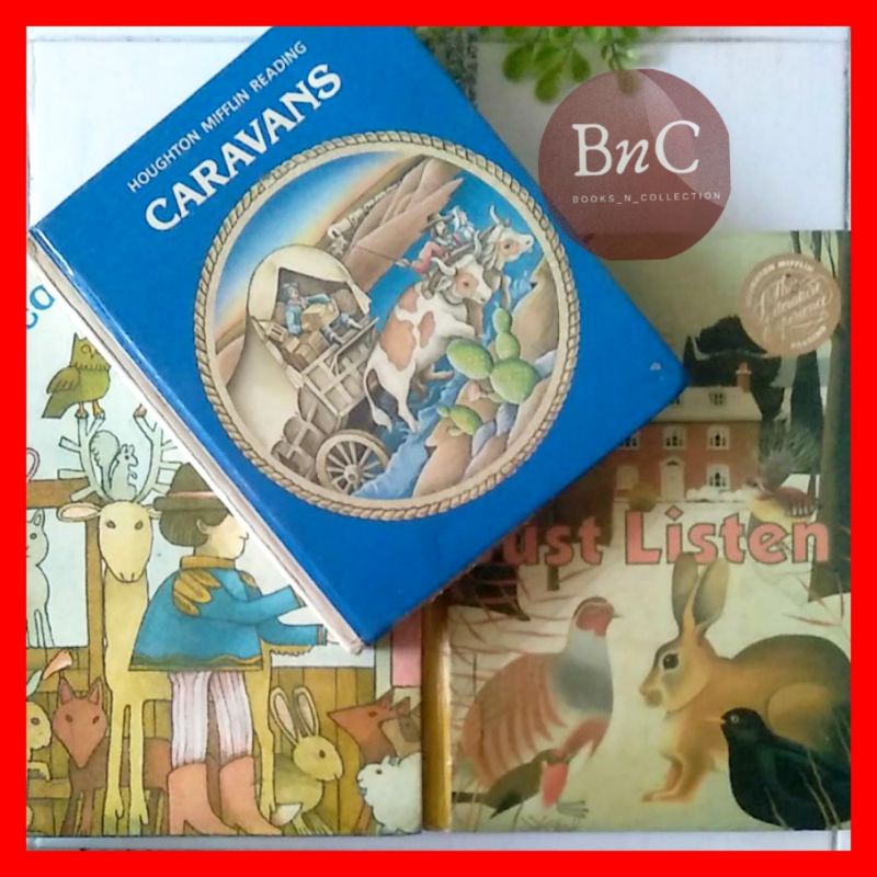 Jual Buku preloved Houghton mifflin reading book just listen | Shopee ...