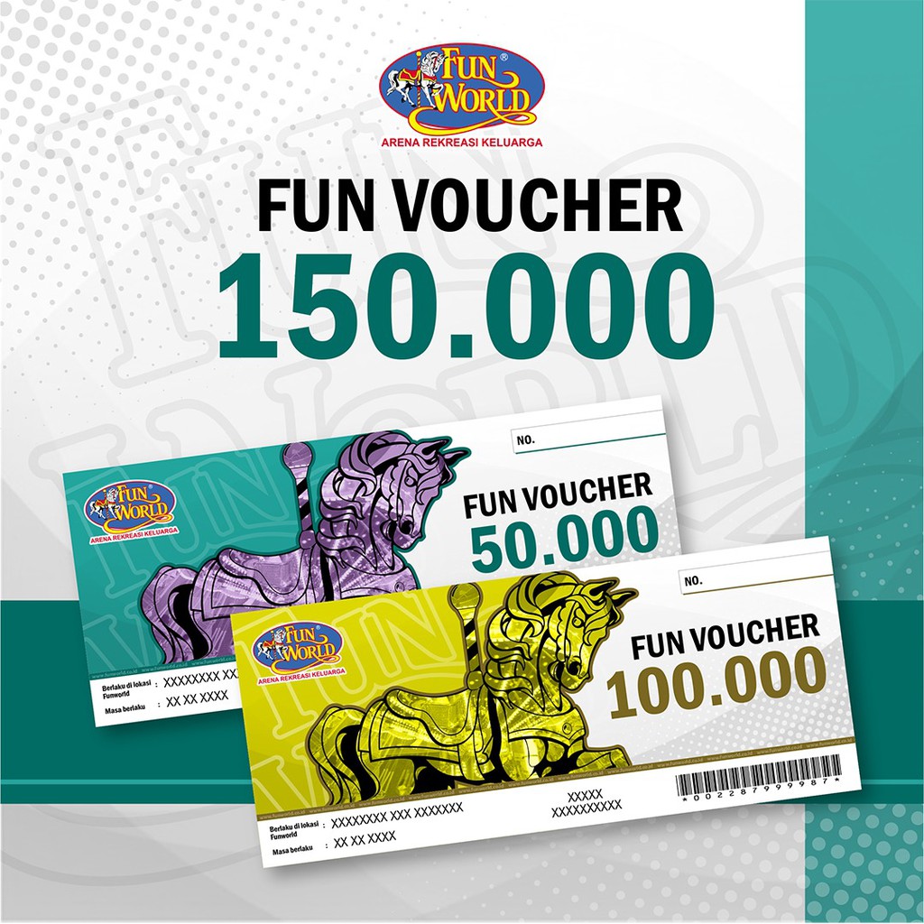Jual Voucher Funworld 150K + 3 FREE Games | Shopee Indonesia