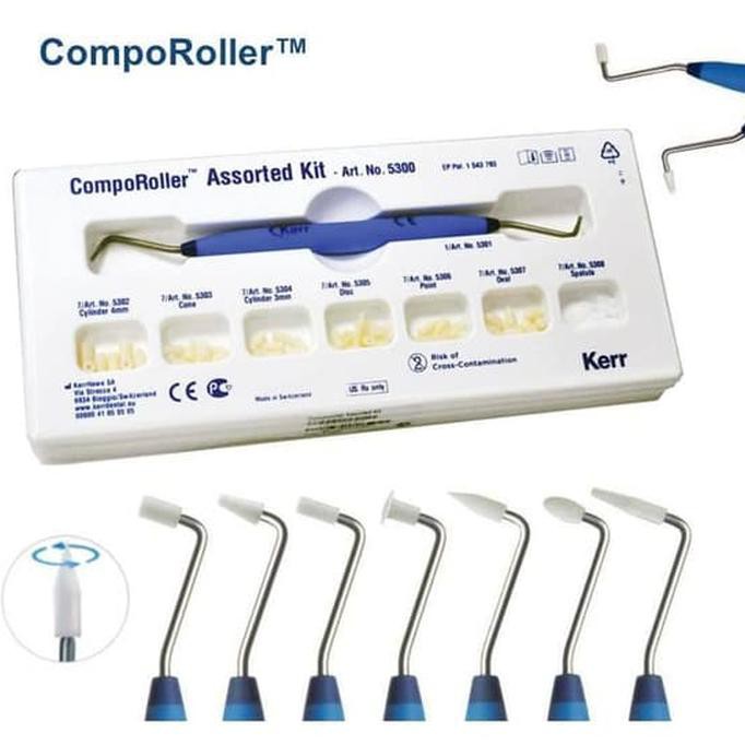 Jual DENTAL PLASTIS PLASTIC FILLING COMPOSITE COMPOROLLER KIT KERR ...