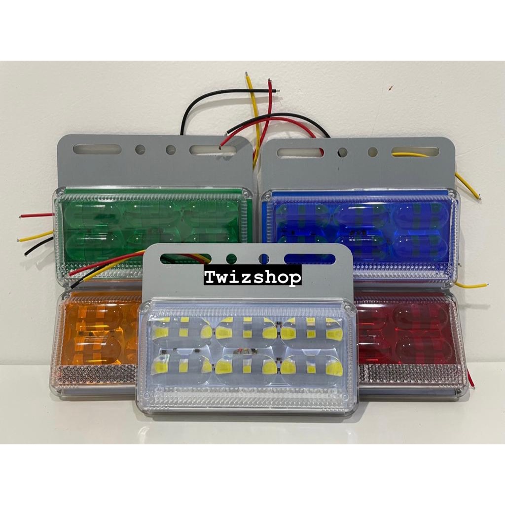 Jual Lampu Bak Truk Cembung 24V / LED Variasi Samping Bak Truck 24 Volt 12V | Shopee Indonesia