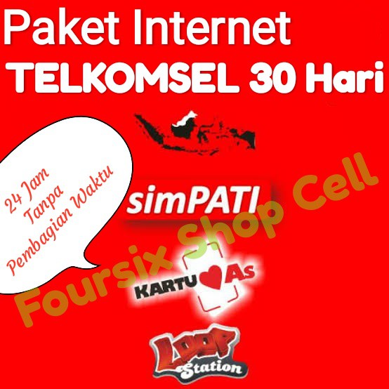 Jual Paket Kuota TELKOMSEL Bulk Flash 1GB 14GB 27GB 35GB 50GB 3GB 8GB 15GB Simpati AS Loop ...