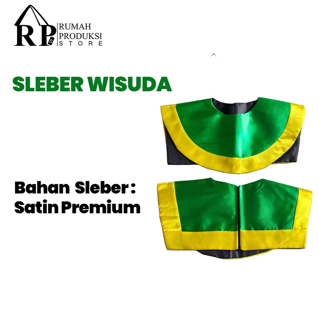 Jual RPS - Sleber Kerah Toga Wisuda Pria Wanita Dewasa Saten Triotex ...