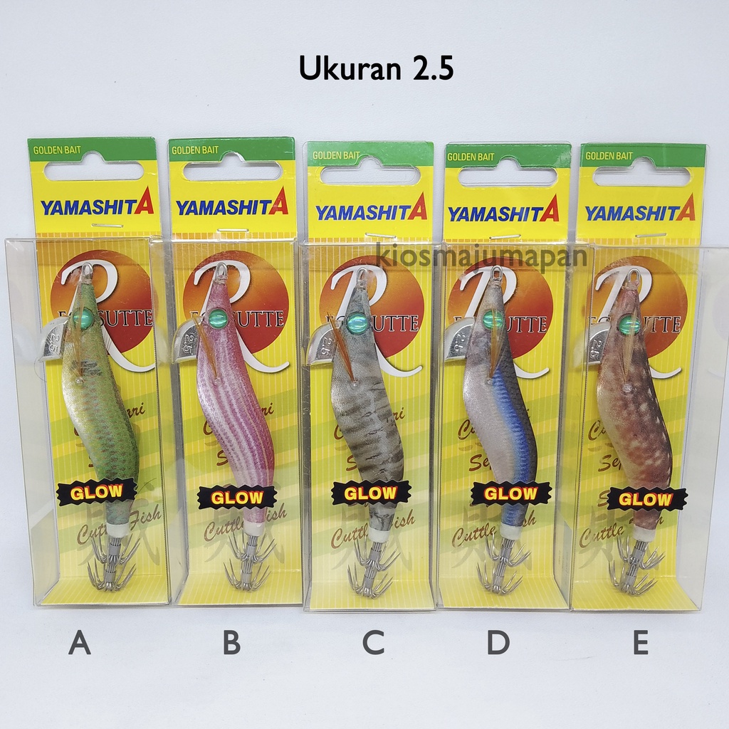 Jual Egi Yamashita SUTTE R Size 2.5 Glow - Squid Jig Yamashita Sutte R 2.5 - Umpan Cumi - Eging ...