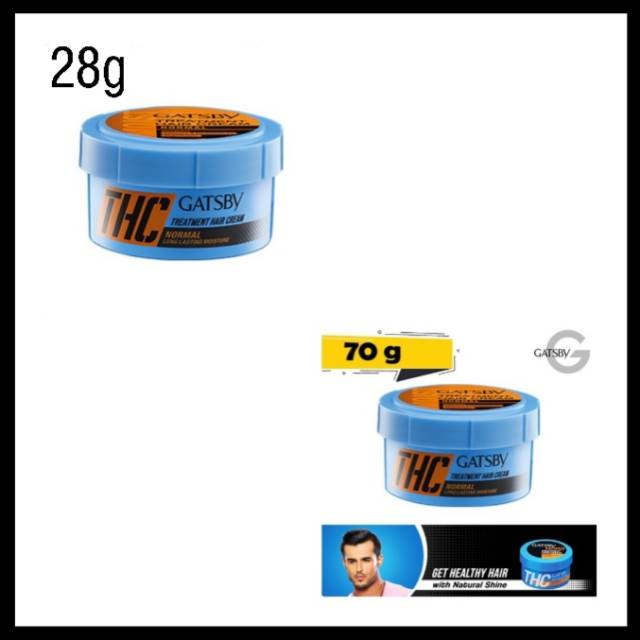 Jual Gatsby THC / Treatment Hair Cream Normal 28gr & 70gr | Shopee ...