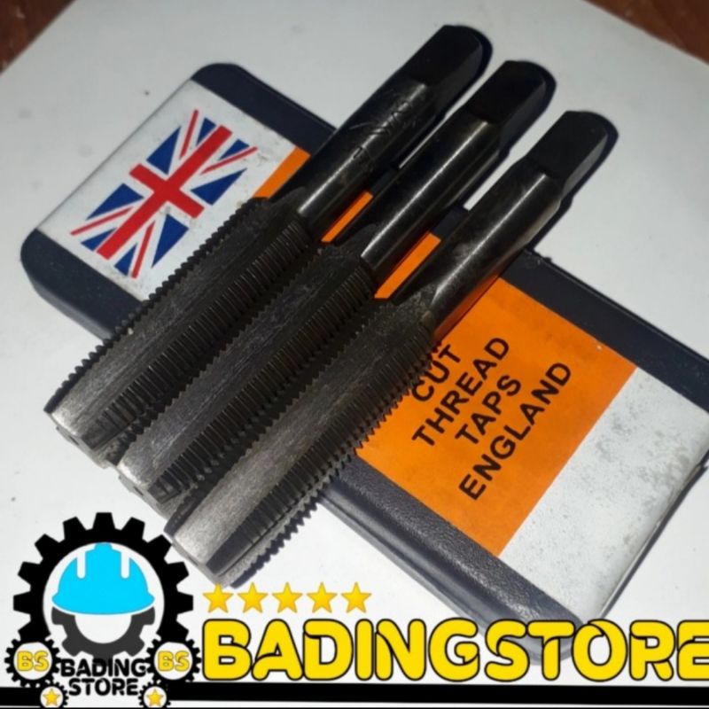 Jual Mata Hand Taps Triangle M 14 x 1.25mm Hand Tap Triangle Set 3 Pcs | Shopee Indonesia