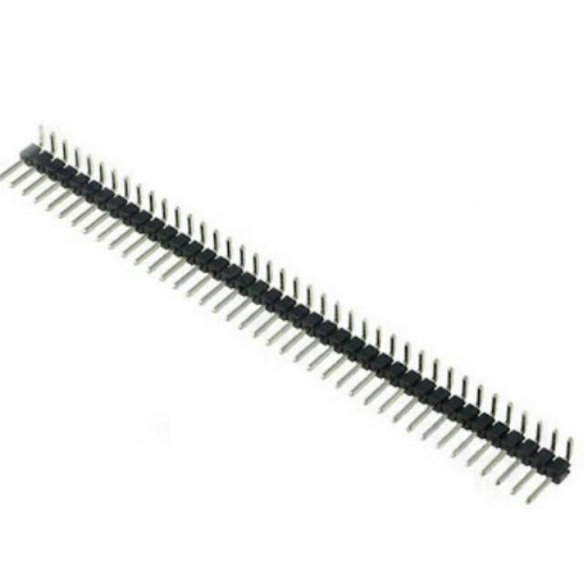 Jual male pin header angle sudut 90 derajat 1 x 10 x 2.54 mm bengkok ...