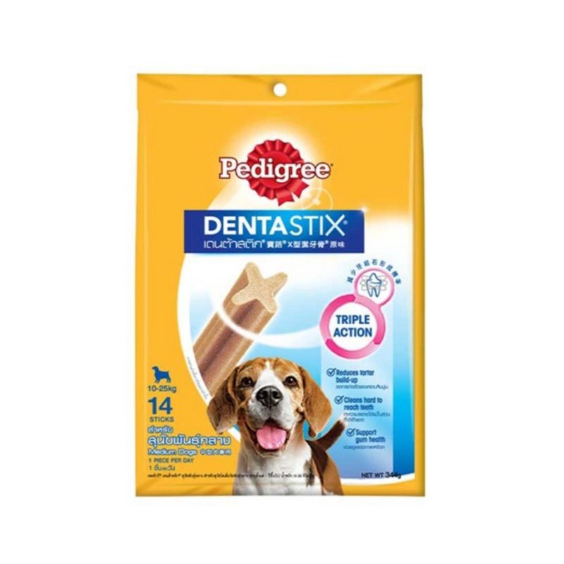 Jual Denta Stix Pedigree Medium Dog 344gr / Dentastix Mini 210gr 14 ...