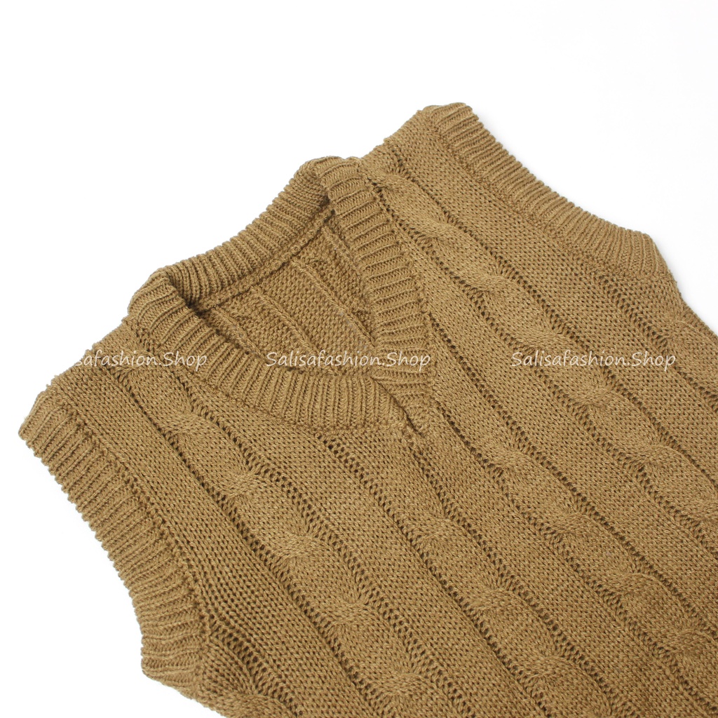 Jual Rompi Rajut Anak / Rompi Anak / Rompi Anak Motif Rajut Cable ...