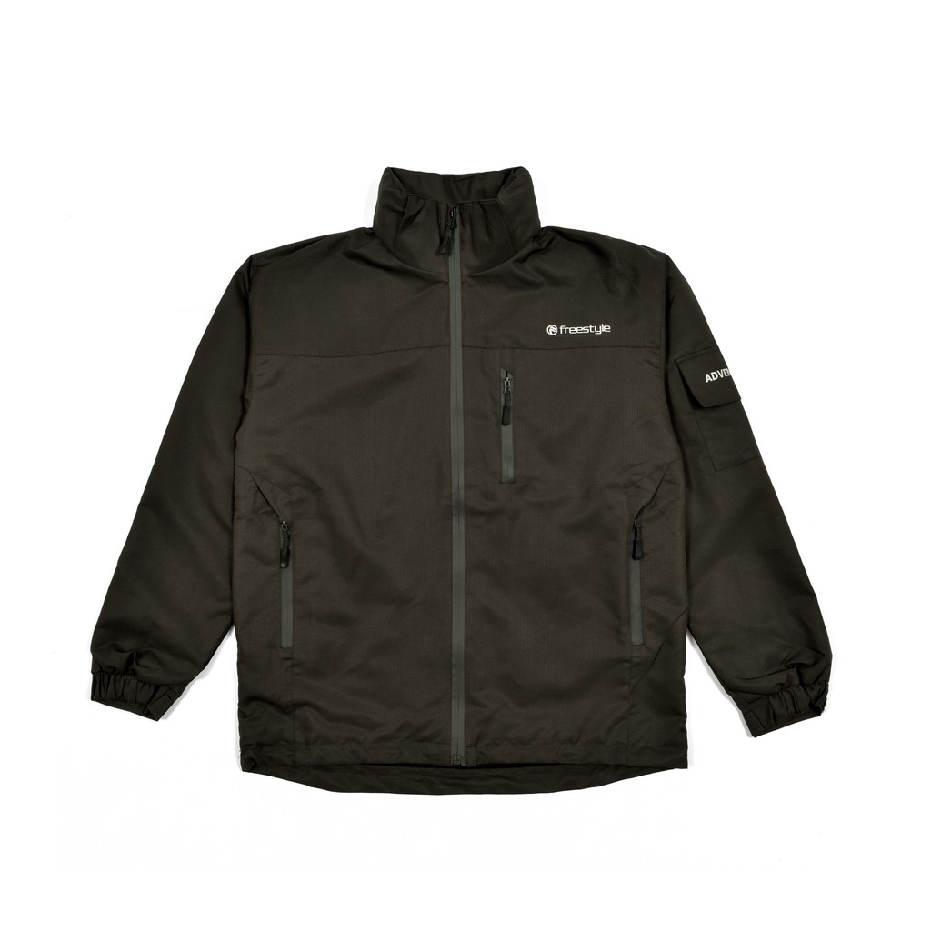 Jual Freestyle Jaket Outdoor Pria Brown Taslan Waterproof Adventure ...