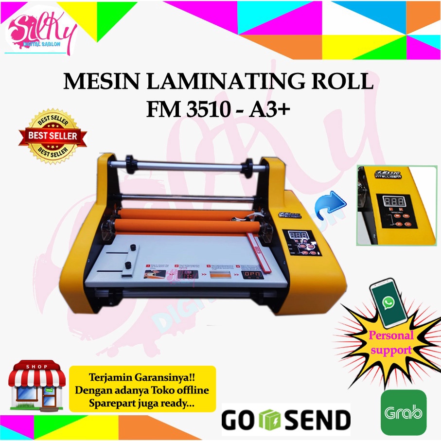 Jual Mesin Laminating Roll FM 3510/Mesin Laminator Roll 2 Sisi FM3510 ...