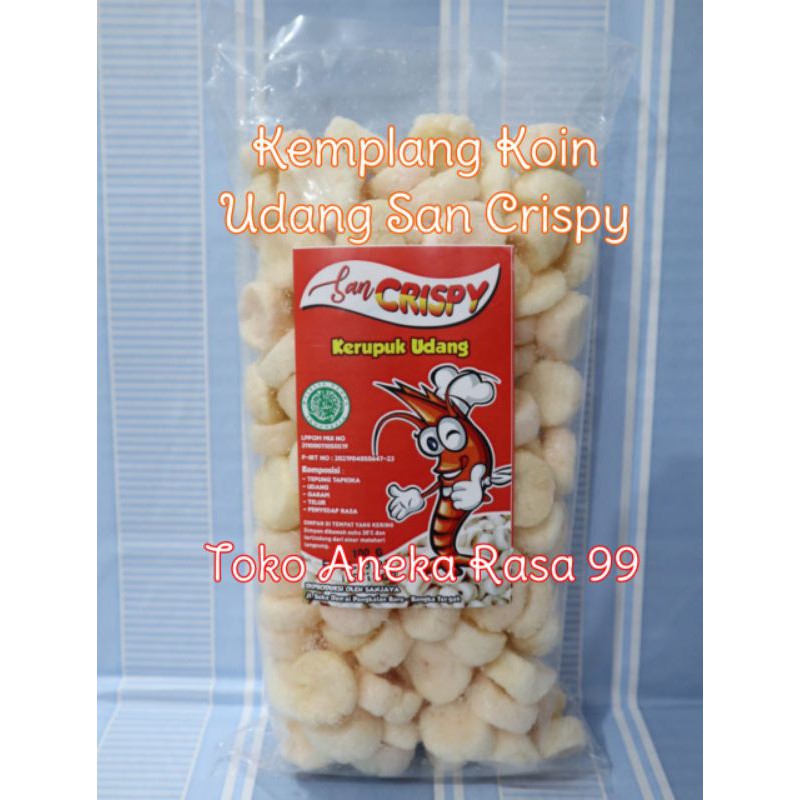 Jual Kemplang Koin Udang San Crispy ( Kerupuk / Getas / Kemplang ...