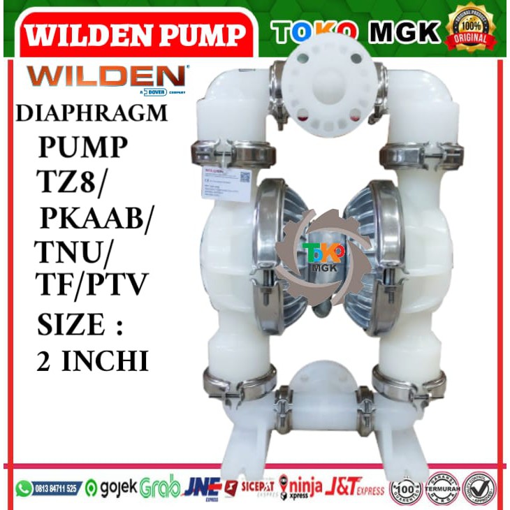 Jual TZ8 2"INCH PKAAB/TNU/TF/PTV WILDEN PUMP TEFLON MATERIAL PLASTIK | Shopee Indonesia