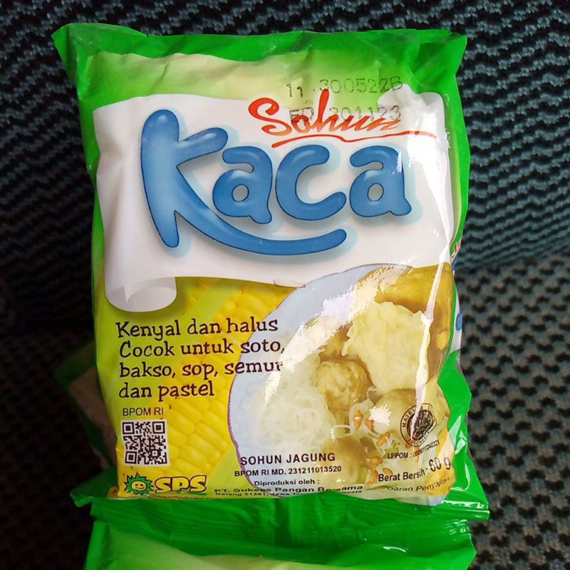 Jual SOHUN KACA MIE SOUN JAGUNG 60G KENYAL DAN HALUS | Shopee Indonesia