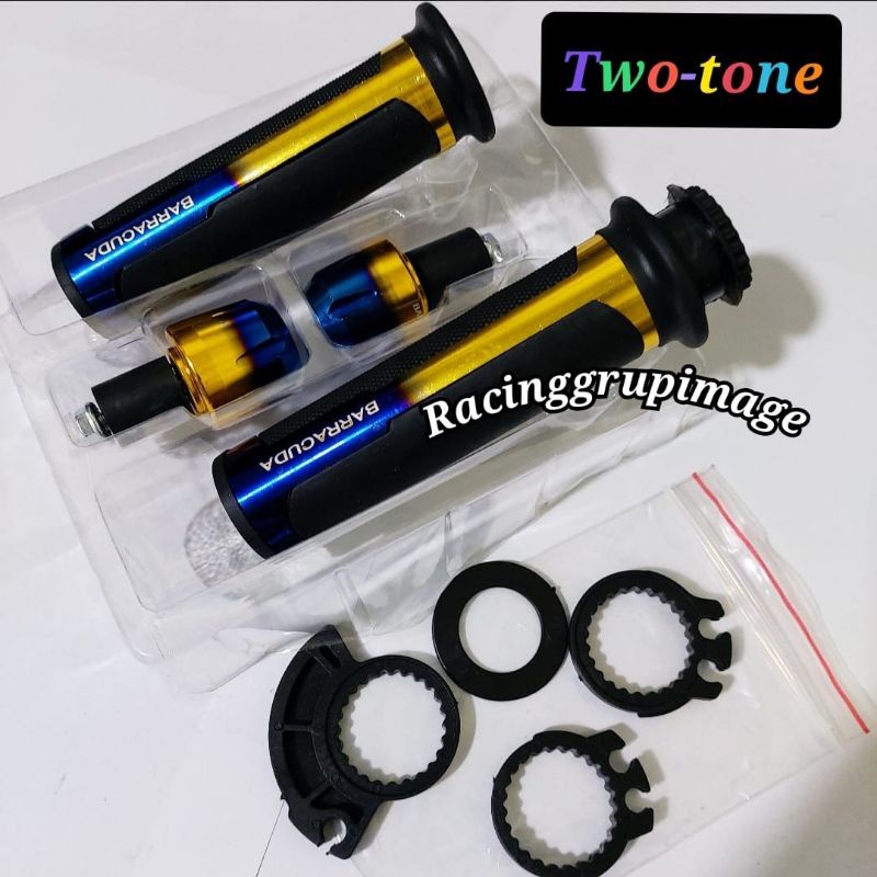 Jual HANDFAT BARAKUDA - HAND GRIP BARAKUDA CNC IMPORT NMAX TWO TONE ...