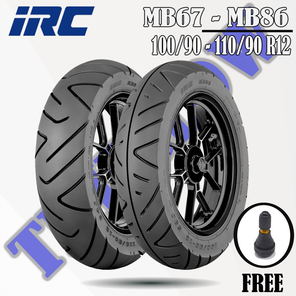 Jual Ban Motor NEW SCOOPY - YAMAHA FREEGO // IRC MB86 100/90- MB67 110/90 Ring 12 Tubeless ...