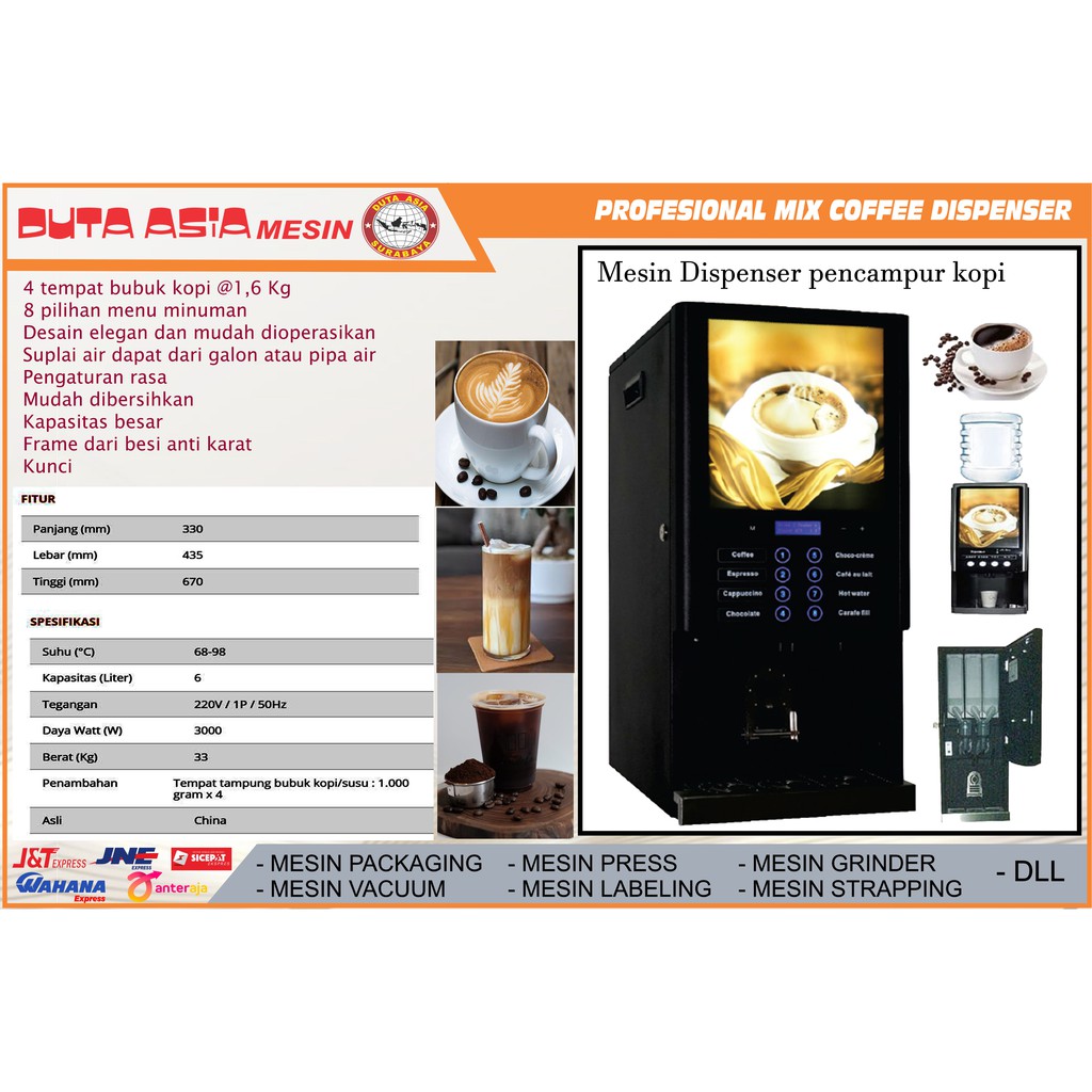 Jual MESIN DISPENSER PEMBUAT MINUMAN KOPI 6 LITER | Shopee Indonesia