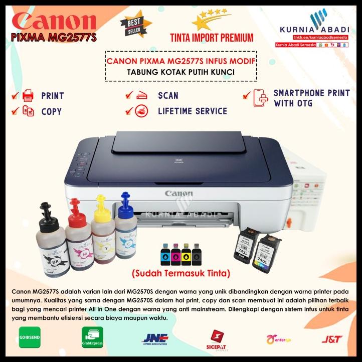 Jual Printer Canon Pixma Mg2570S Infus Print Scan Copy Inkjet Tabung ...