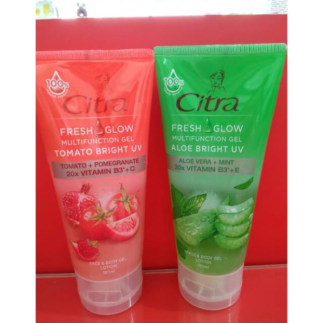 Jual CITRA FRESH GLOW MULTIFUNCTION GEL 180ML | Shopee Indonesia