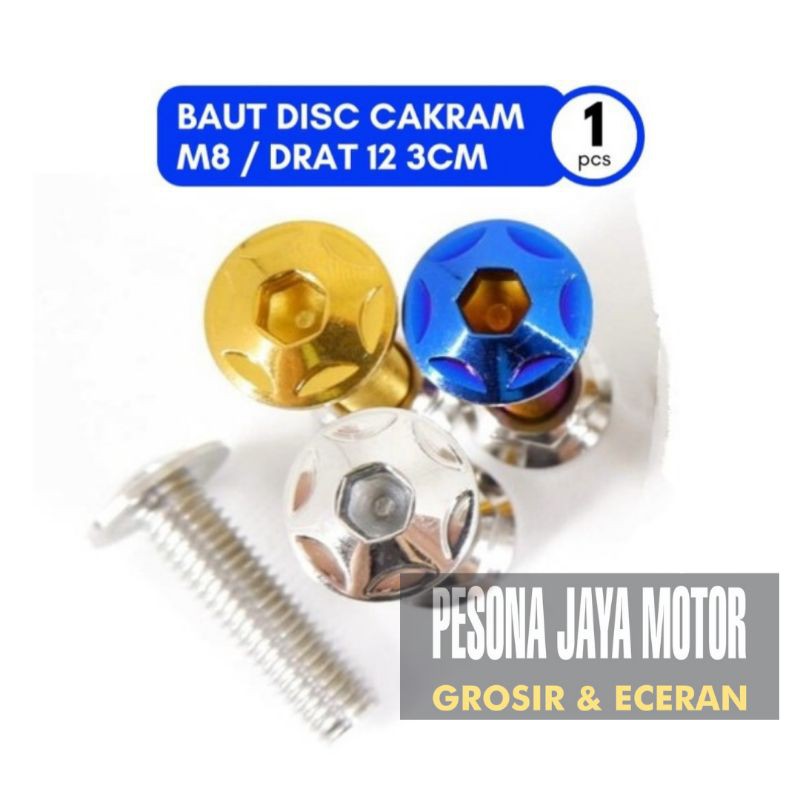 Jual Baut Piringan Cakram Baut Probolt Piringan Cakram Universal Yamaha,Honda,Suzuki,Kawasaki ...