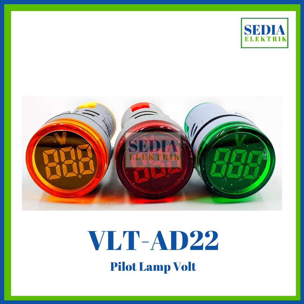 Jual Pilot Lamp Voltmeter Digital 100A 500V Dia 22mm | Shopee Indonesia
