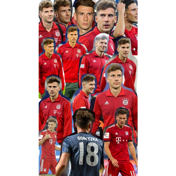 Jual FC BAYERN MUNCHEN | POSTER HIASAN DINDING | LEON GORETZKA/ TIMNAS ...