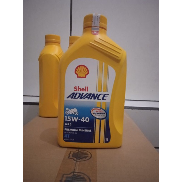 Jual oli shell ax5 4t 1L | Shopee Indonesia